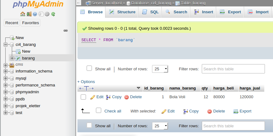 Tutorial CRUD CodeIgniter 4 Lengkap Untuk Pemula - Prodev Tutorial CRUD CodeIgniter 4 Lengkap Untuk Pemula - Prodev